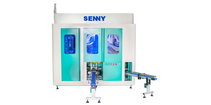 Container 2-Color 60 Pcs/Min CNC Automatic UV Curing Screen Printing ...