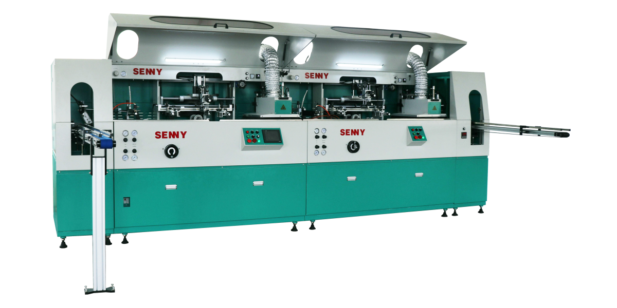 Linear Modular Bottle Screen Printer For Plastic Bottles Jars 1-12 Colors
